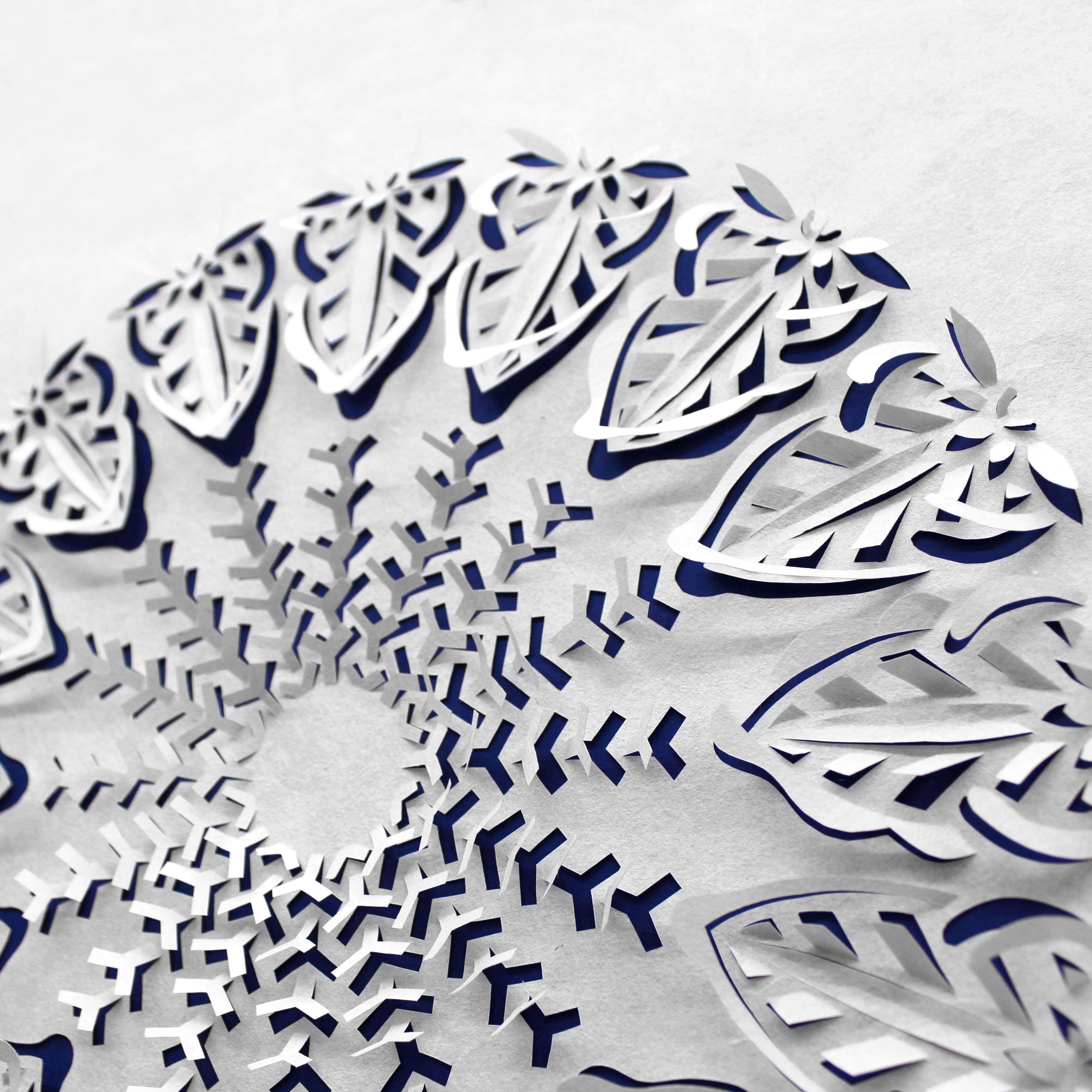 3D Hand Cut Paper – MFA Thesis – Kristen Gjesdahl